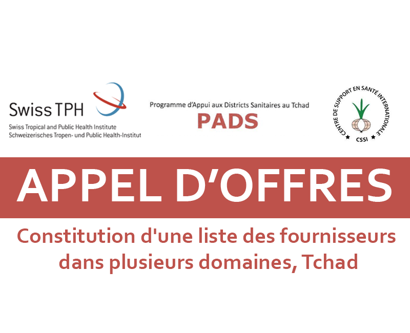 Le Programme d’Appui aux Districts Sanitaires au Tchad – Phase 3 (PADS ...