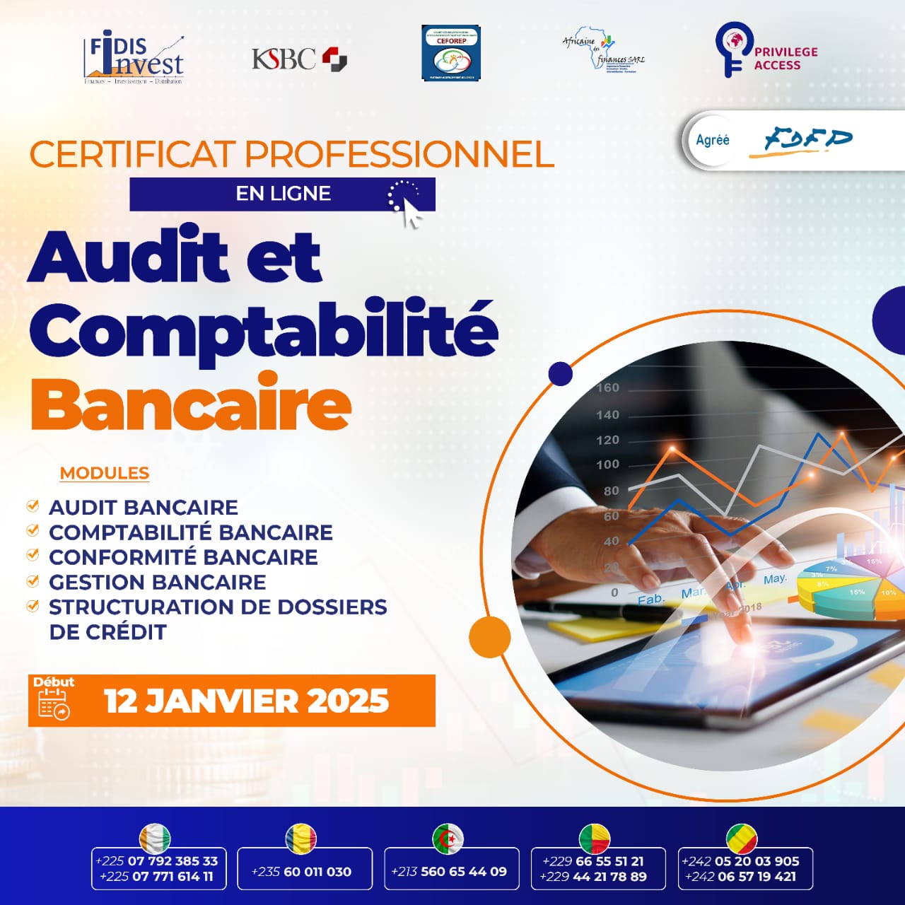 Avis de formation en audit et comptabilité bancaire, Tchad - Tchad Annonces