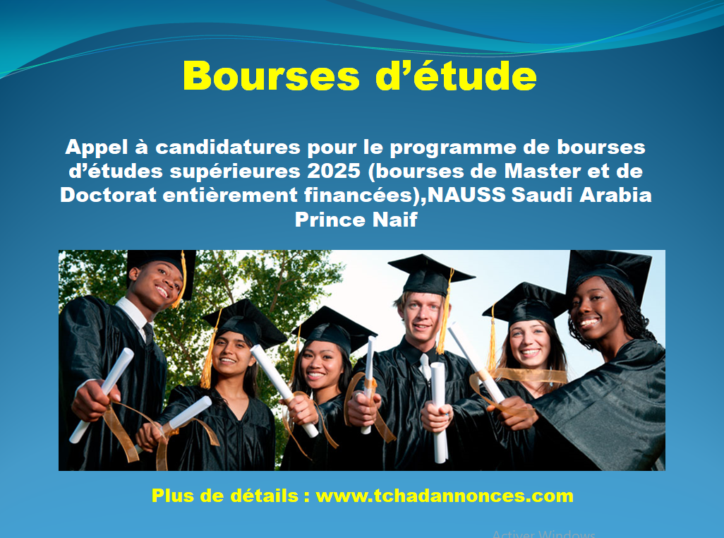 Appel à candidatures pour le programme de bourses d’études supérieures 2025 (bourses de Master ...