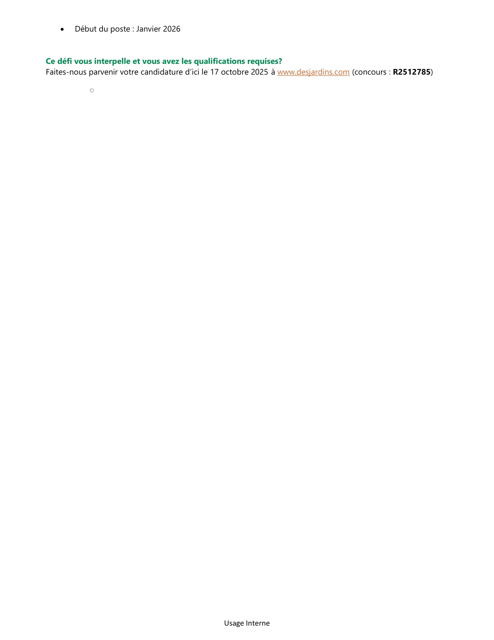 Développement International Desjardins (DID) recrute un directeur (H/F ...