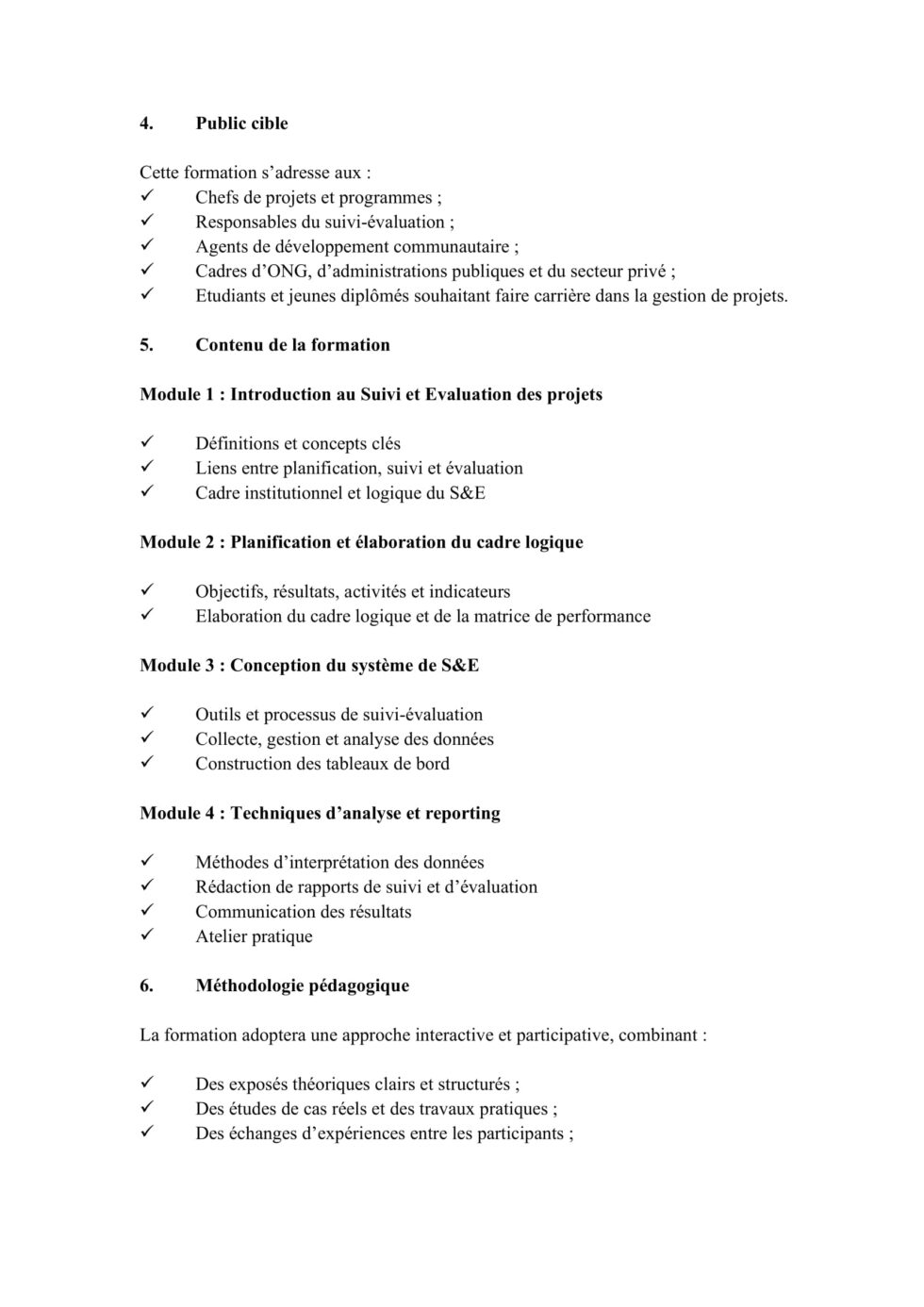 Le cabinet CESERH organise une formation pratique et professionnelle sur le thème suivi et ...