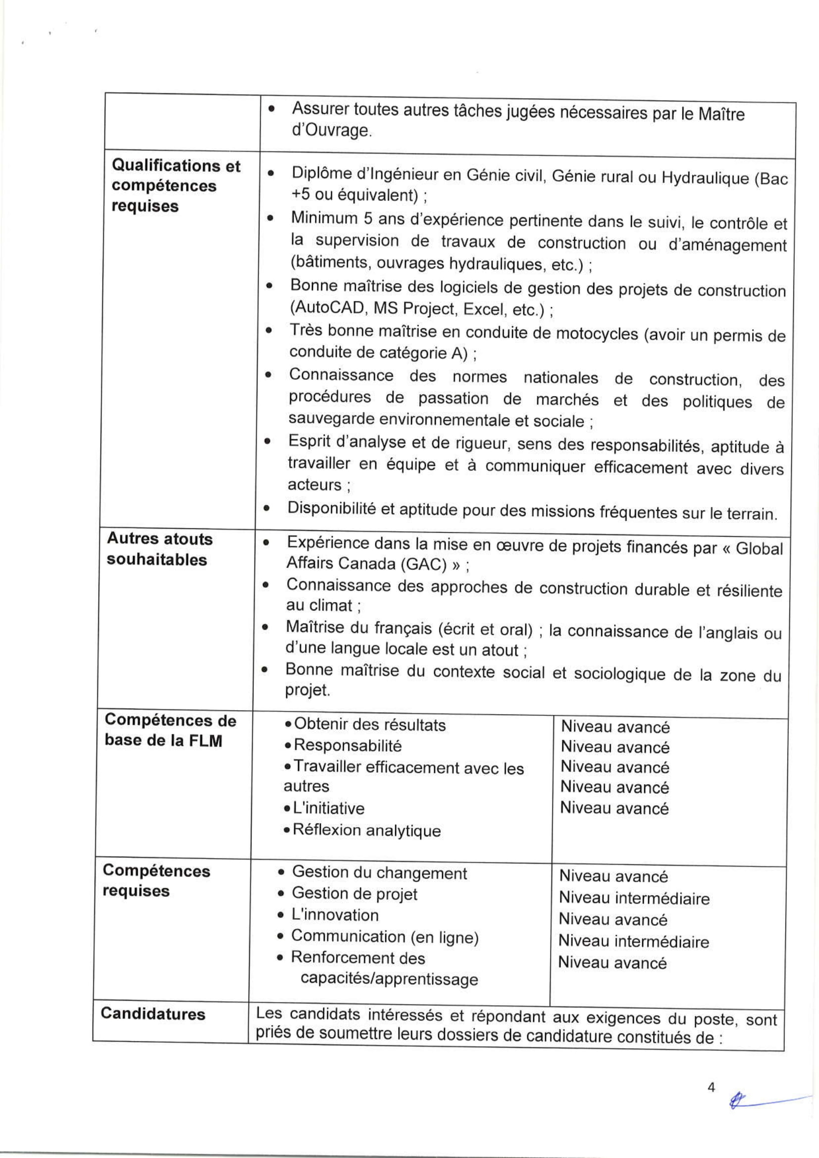 FLM recrute un ingénieur de suivi et contrôle des travaux de ...